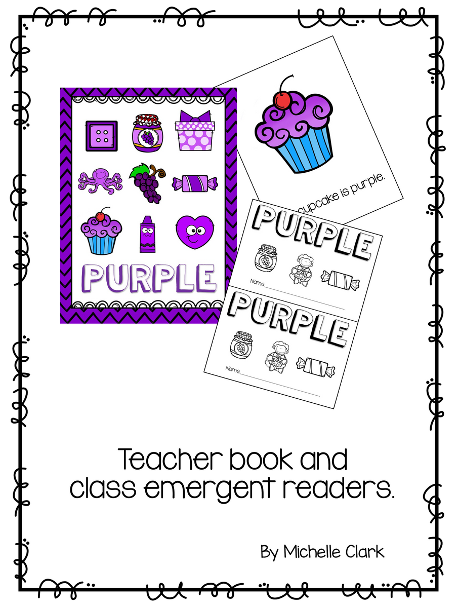 The Color Purple - Teacher and Class Emergent Reader Books – Jim's ...